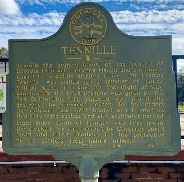 Tennille Historical Marker – Washington County Historical Society
